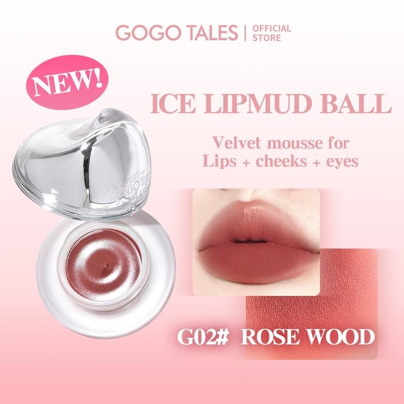 GOGO TALES Ice Lipmud Ball Velvet Lipstick Ice Lip Ball Lip Matte ...