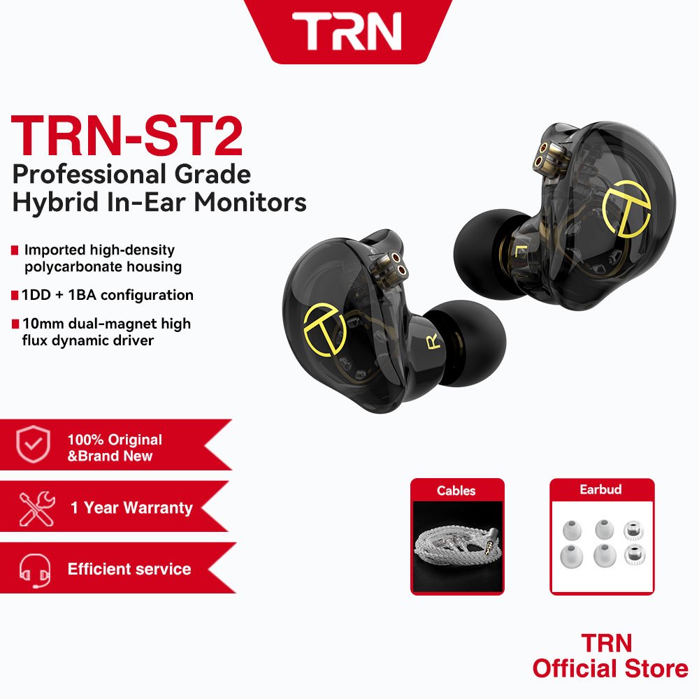 TRN ST2 Earphones Earbuds Earphone Gaming Earphones With Microphone ...