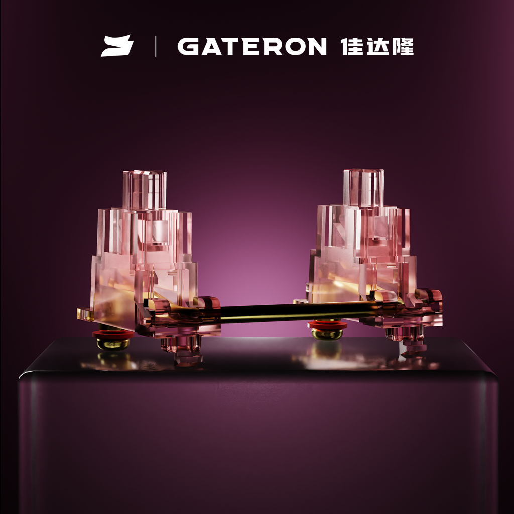 GATERON INK V2 PRO Sakura Screw in Stabilizer RGB New Set Stab Hot Swap ...