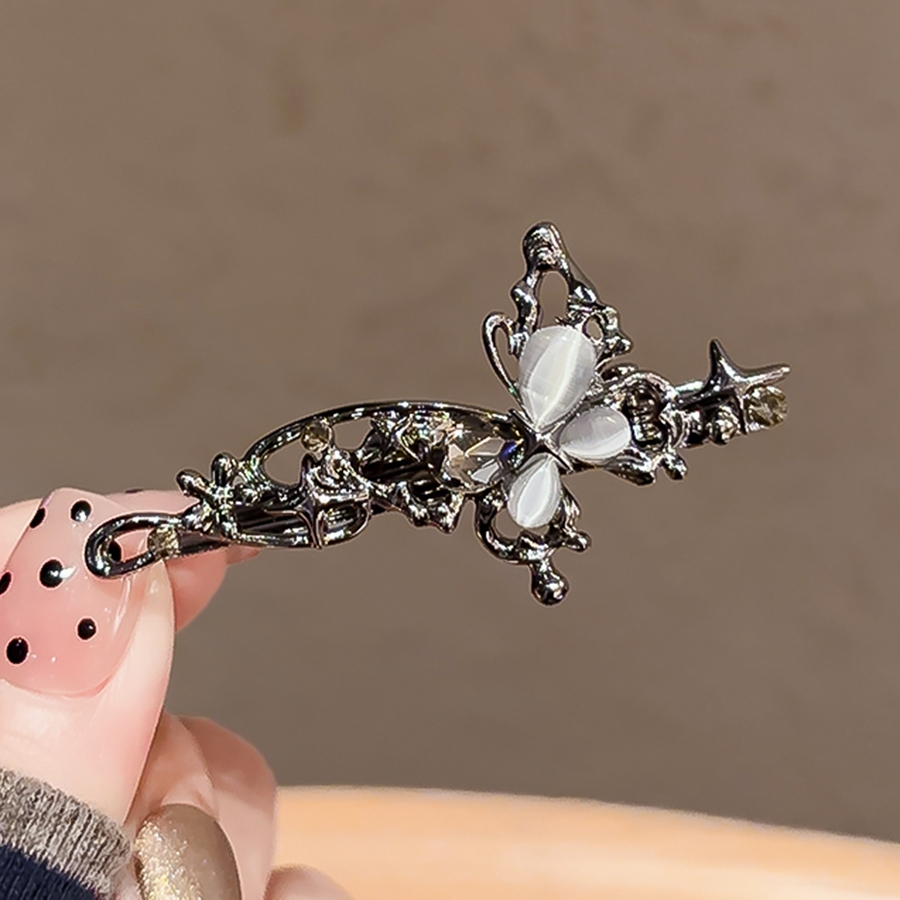 Sweet Butterfly Hairpin Female New Style Unique Side Bangs Clip Fashion ...