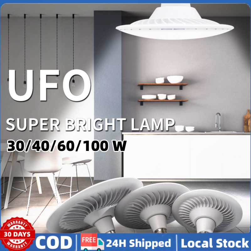 (Local Stock) E27 Led Bulb LED UFO Shape Bulb 20W 30W 40W 30W 100W ...