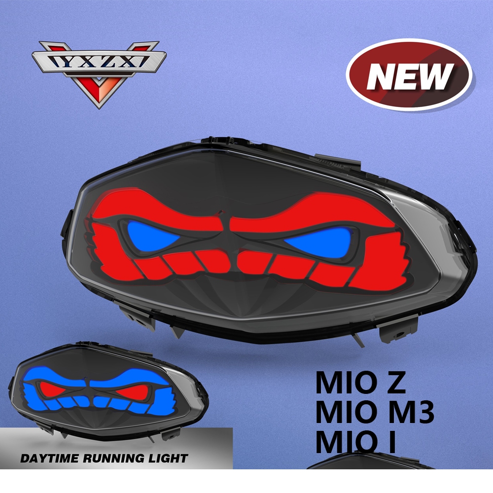 YXZX MIO Z/M3/I 125 LED Dynamic Tail Light | Lazy Eyes Brake Light ...