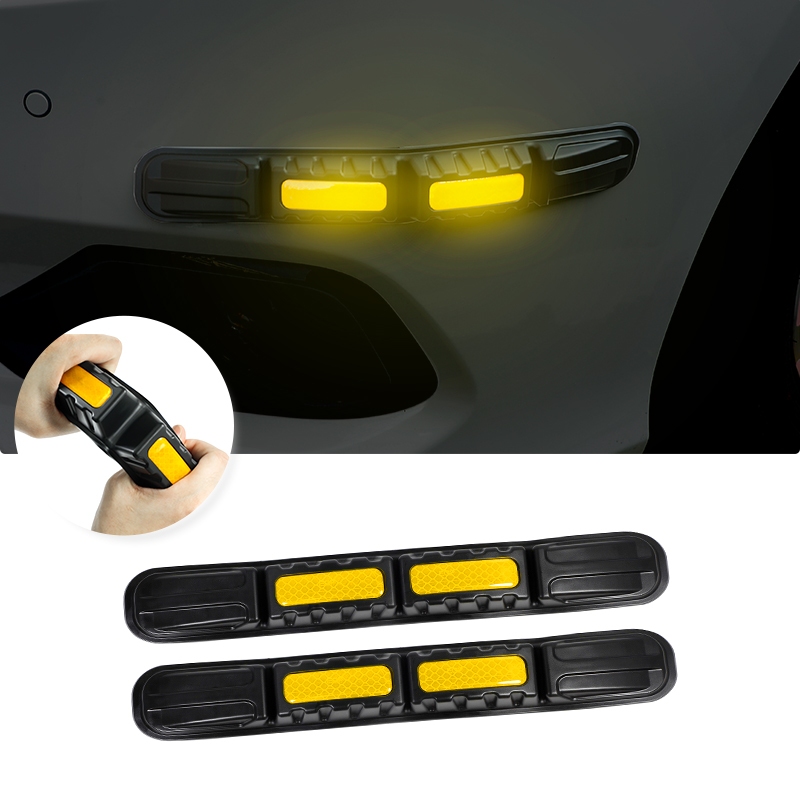 2PCS/Car Edge Guard/Bumper Guard/Para sa Kotse/Reflective Strip/Safety ...