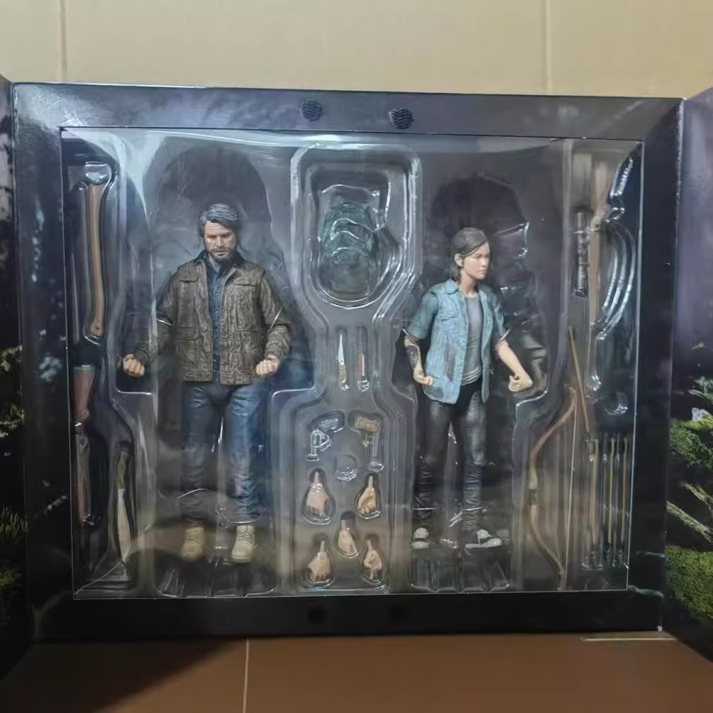 18cm Neca The Last Of Us Anime Figure Joel And Ellie Action Figures ...