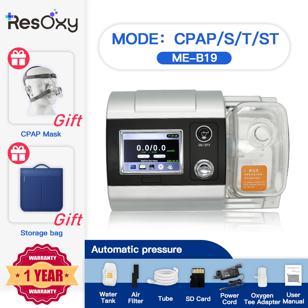 Resoxy BiPap with Full face mask for Sleep apnea devices Cpap S T ST ...