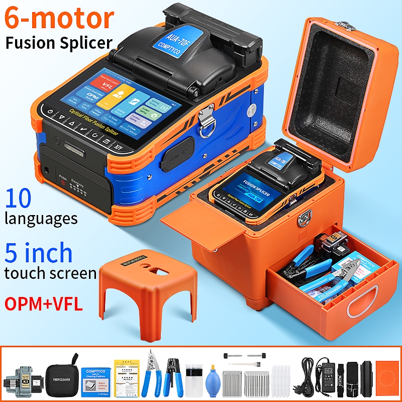 COMPTYCO AUA-70F FTTH Fiber Optic Stripping Machine Automatic Cleaver ...