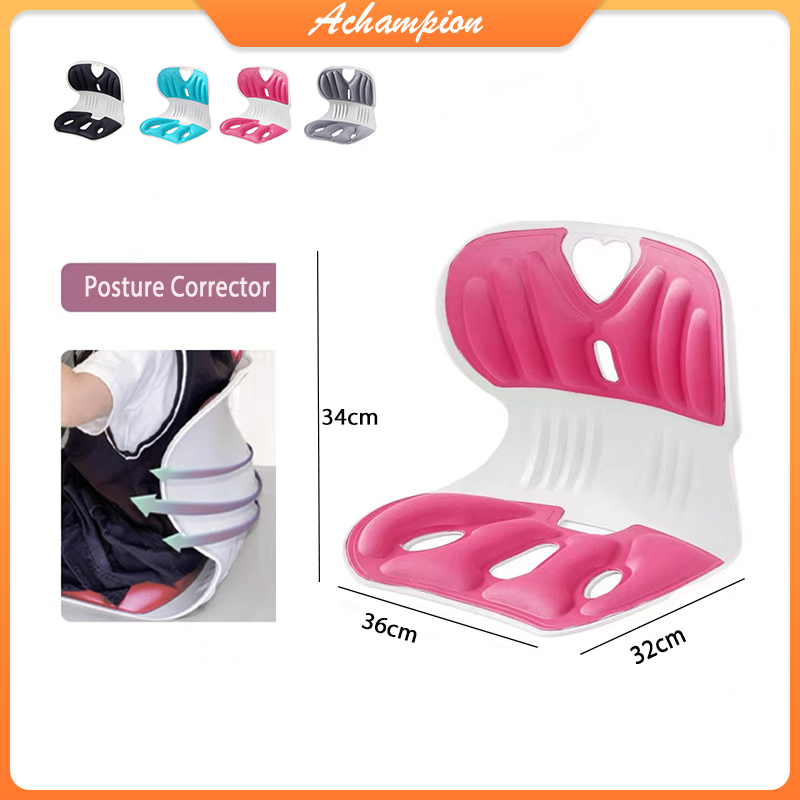 Achampion Posture Corrector Chair Lumbar Support Chair Cushion Curable ...