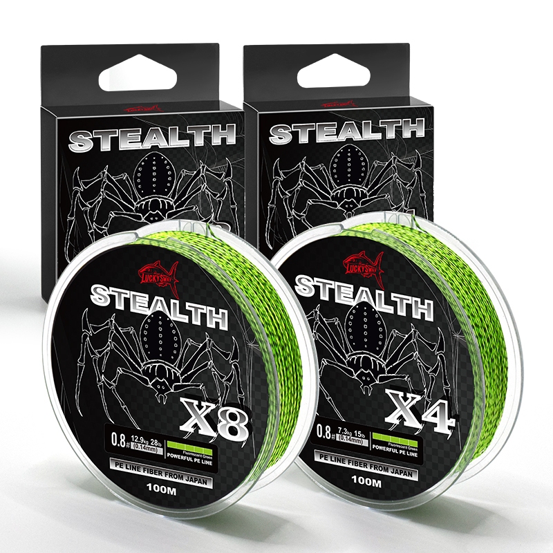 LuckySway Spider 100m FISHING LINE - x4/x8 Hybrid, Tuna-Grade ...