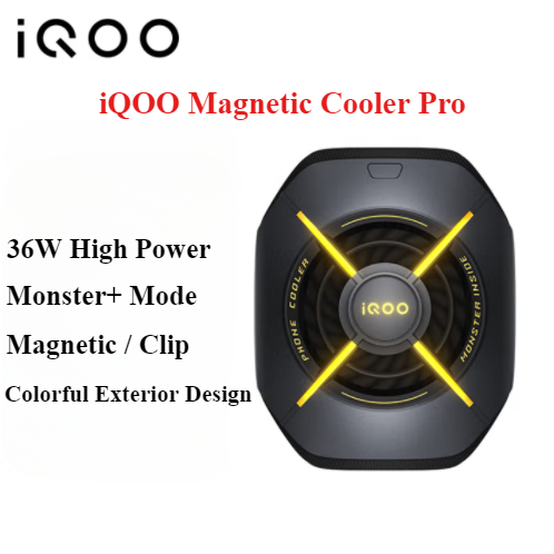 Vivo iQOO Magnetic Cooler Pro iRA2571 Monster+ mode Heat Sink Back Clip ...