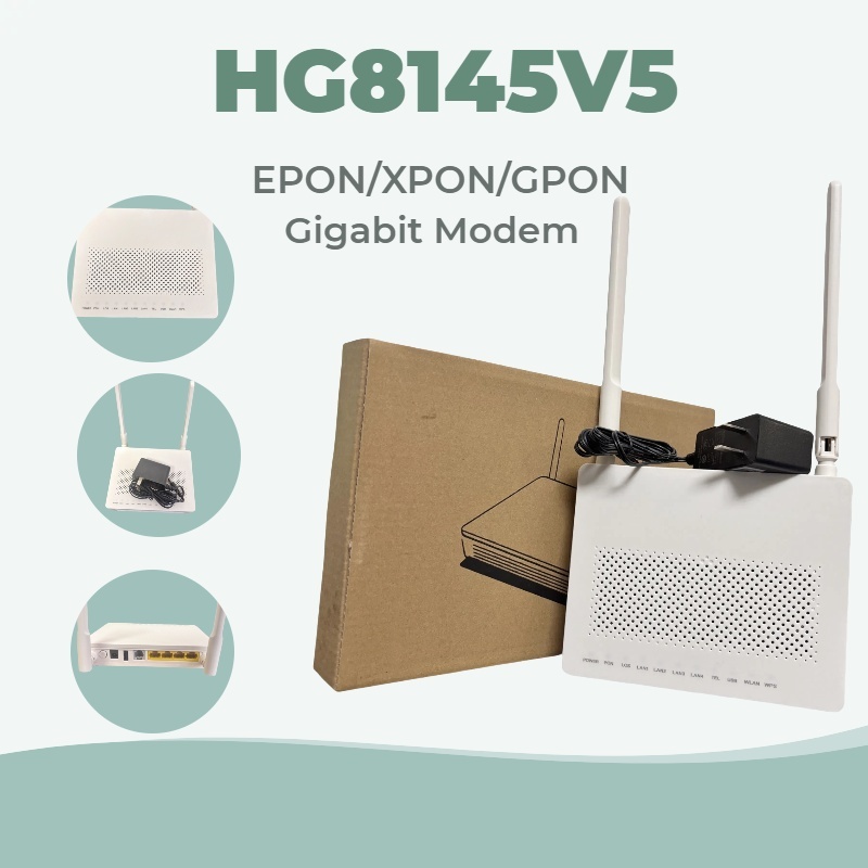 HG8145V5 Router Gigabit Modem GPON/EPON/XPON Large Antenna ONU FTTH ...