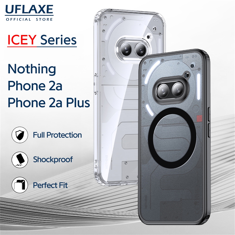 UFLAXE ICEY - For Nothing Phone 2a / Phone 2a Plus Case - CLEAR ANTI ...