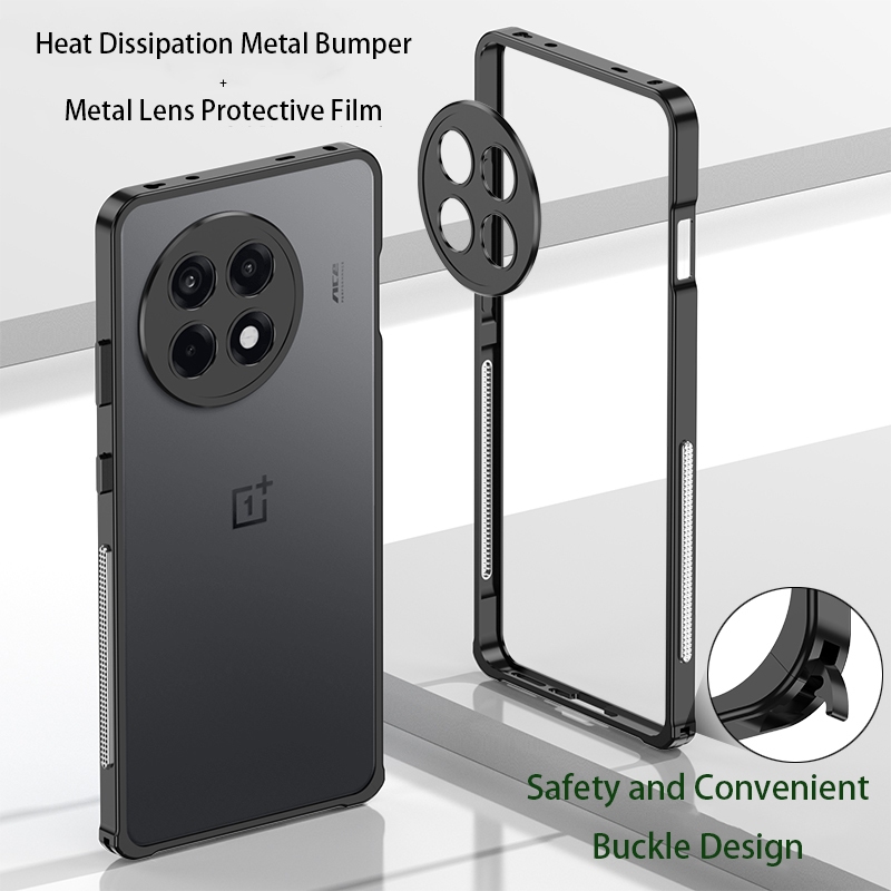 Luxury Aluminum Alloy Bumper Case For One Plus Oneplus ACE 5 ACE5 Pro 5G Case With Metal Camera ...