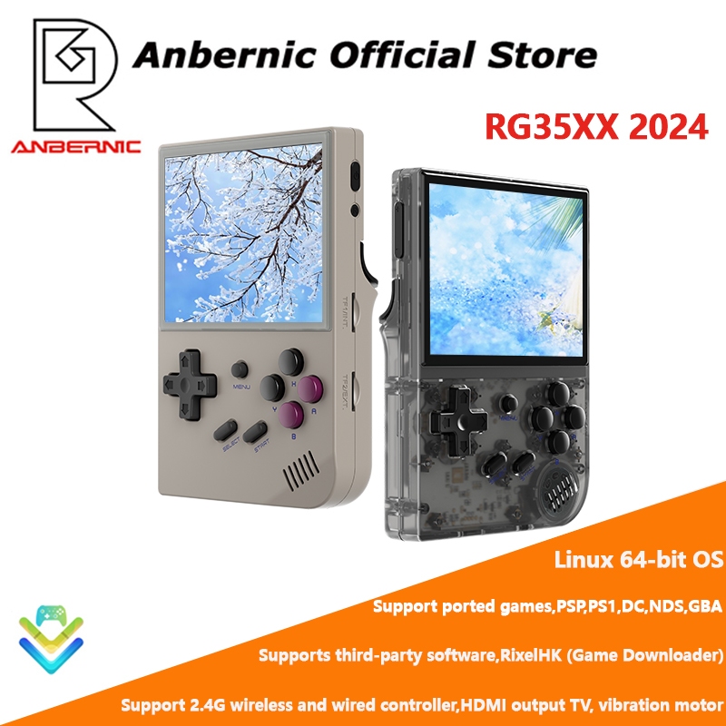 Anbernic RG35XX 2024 Version retro game console 3.5-inch screen Linux ...