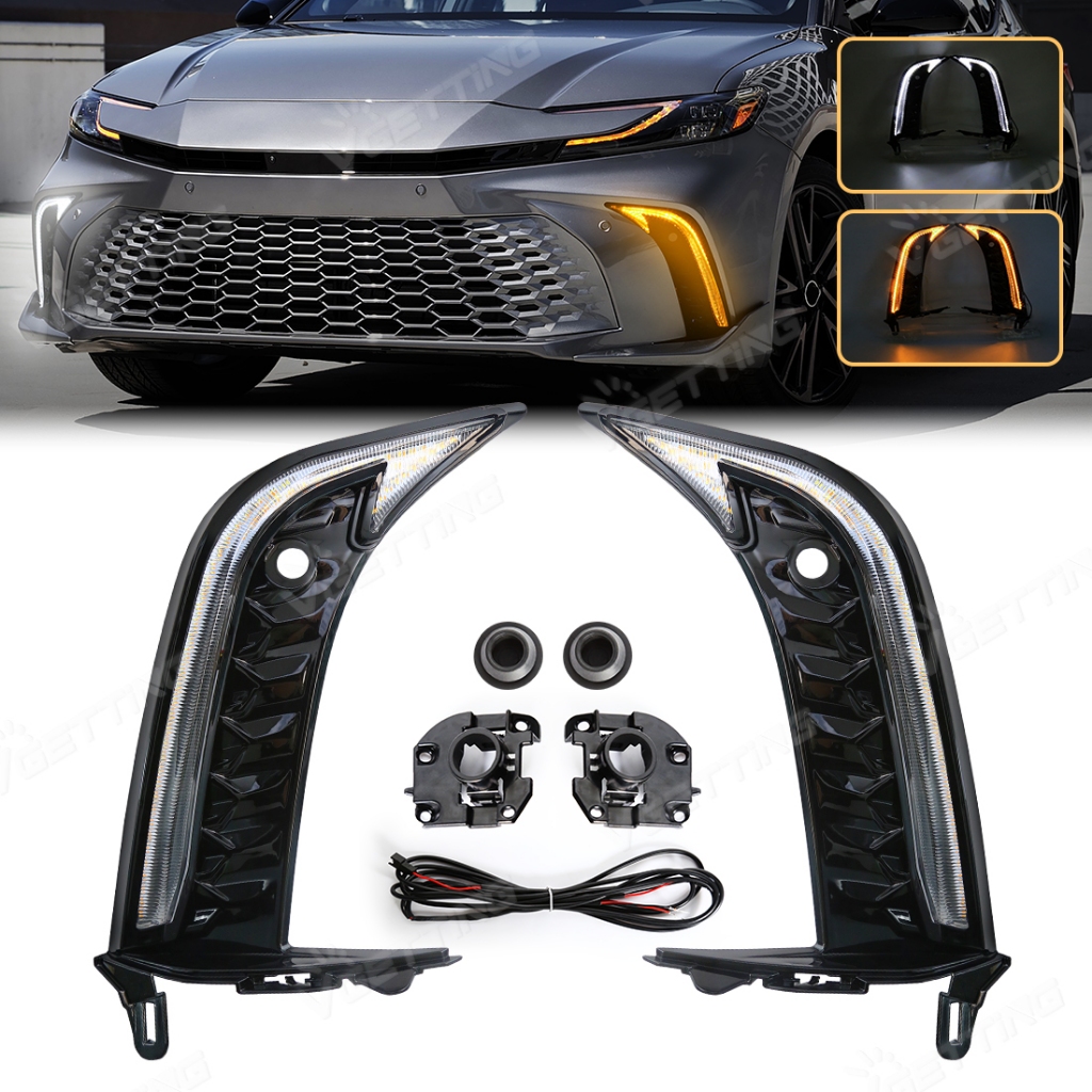 DRL For Toyota Camry SE XSE 2024 2025 LED Daytime Running Lights Fog ...