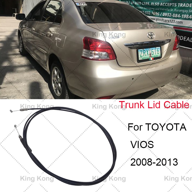 Car tailgate cable trunk lid release cable for Toyota Vios 2008 2009 ...