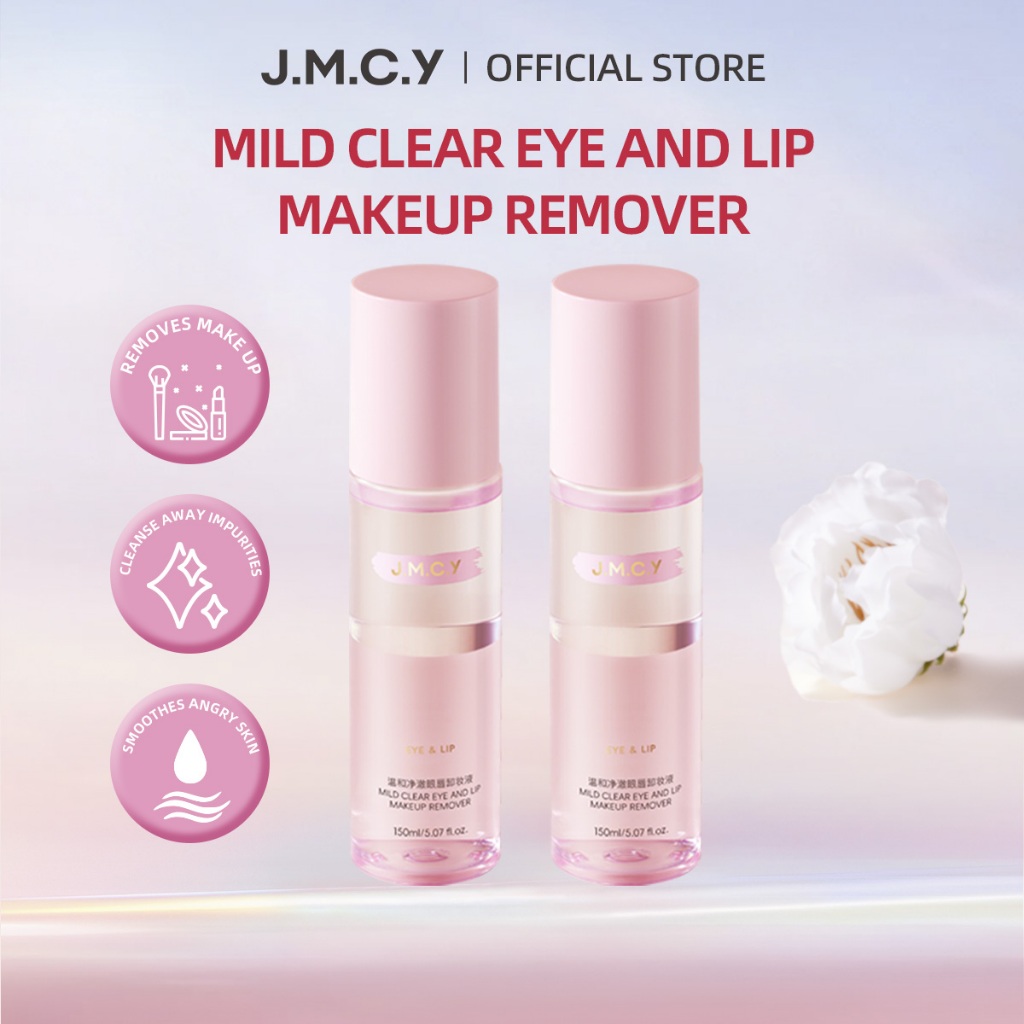 JMCY Mild Cleansing Water Lip and Eye Makeup Remover 150mL Fragrance ...