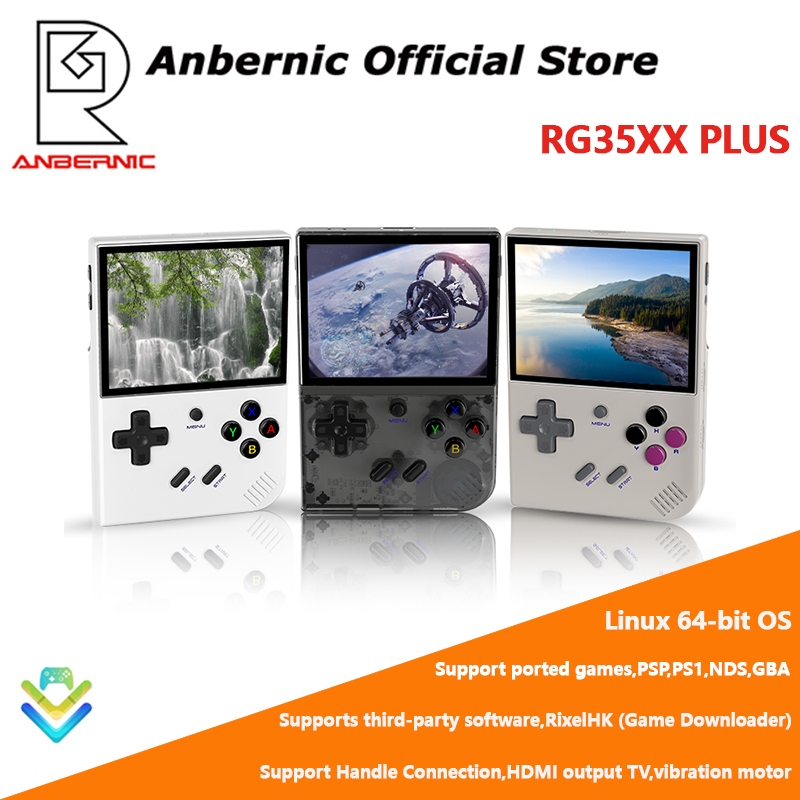 ANBERNIC RG35XX PLUS Nostalgic game console 3.5 inch screen Linux ...