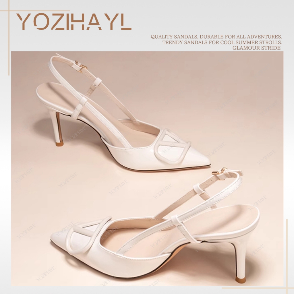 Women's shoe New Korean leather High Heels Sandals Cone High Heels ...