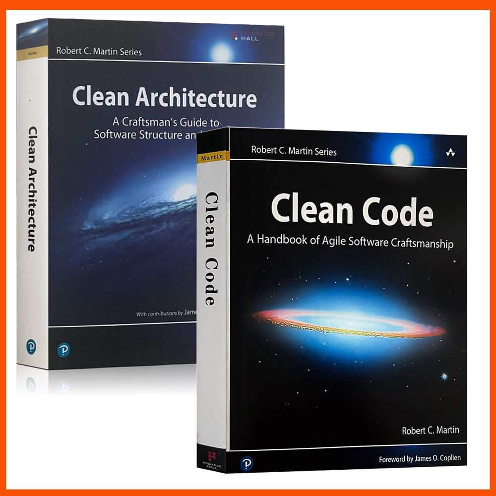 Robert C. Martin Series book -(Clean Code & Clean Architecture) Practical Software Architecture ...