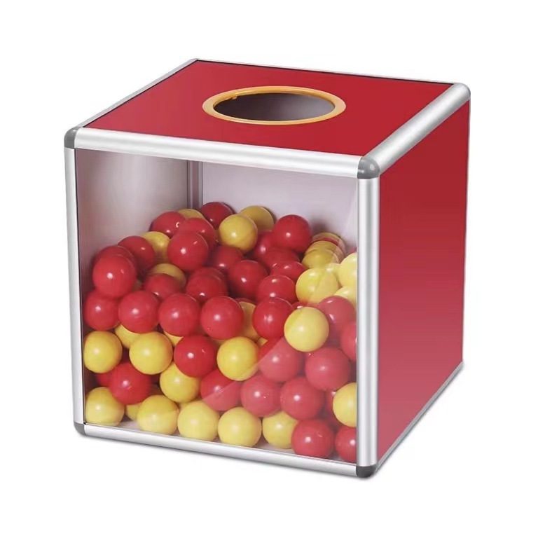 Box Square Raffle Ball Game Box Multifunctional Storage Ticket Box Card ...