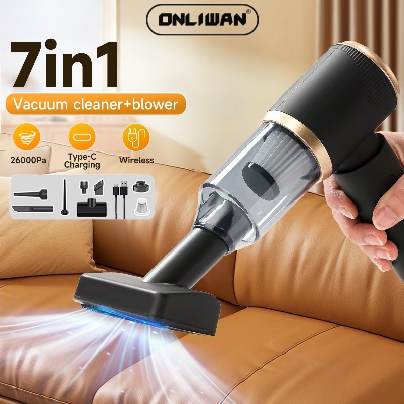 ONLIWAN 7in1 Wireless Car Vacuum Cleaner 26000Pa Cordless Vacuum Duster ...