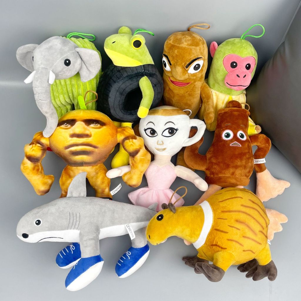 Italian Brainrot Plush, Tungtungtung Sahur Tralalero Tralala Plushie ...