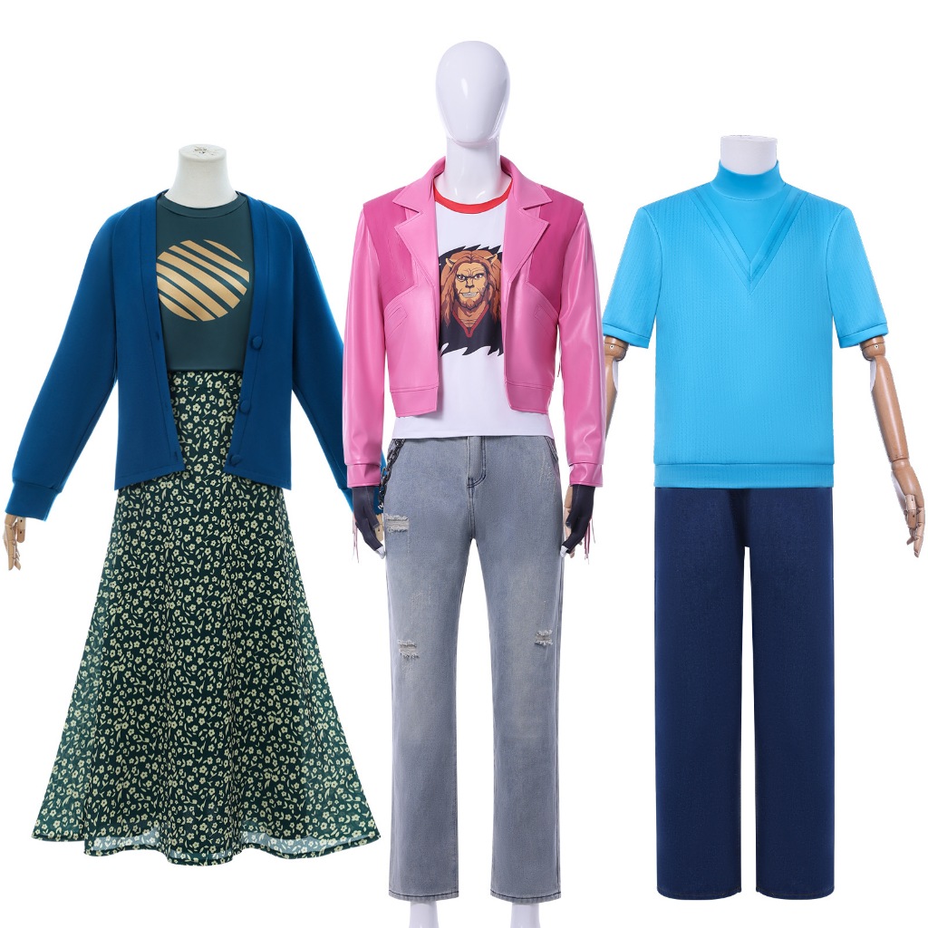 A Minecraft Movie Cos Costume Nathan Garrett‌ Steve Natalie Cosplay Men ...