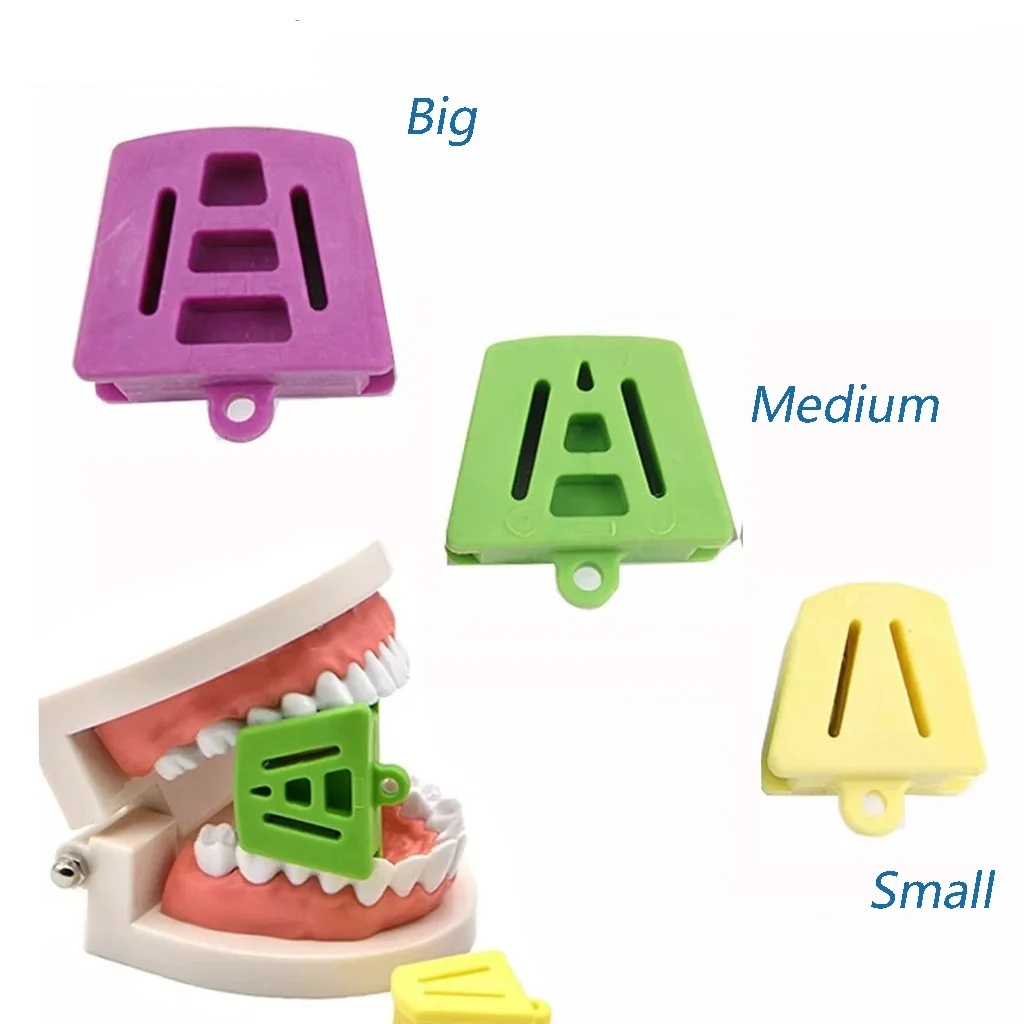 Dental Occlusal Pad Silicone Mouth Props with Tongue Guard Bite Pads ...