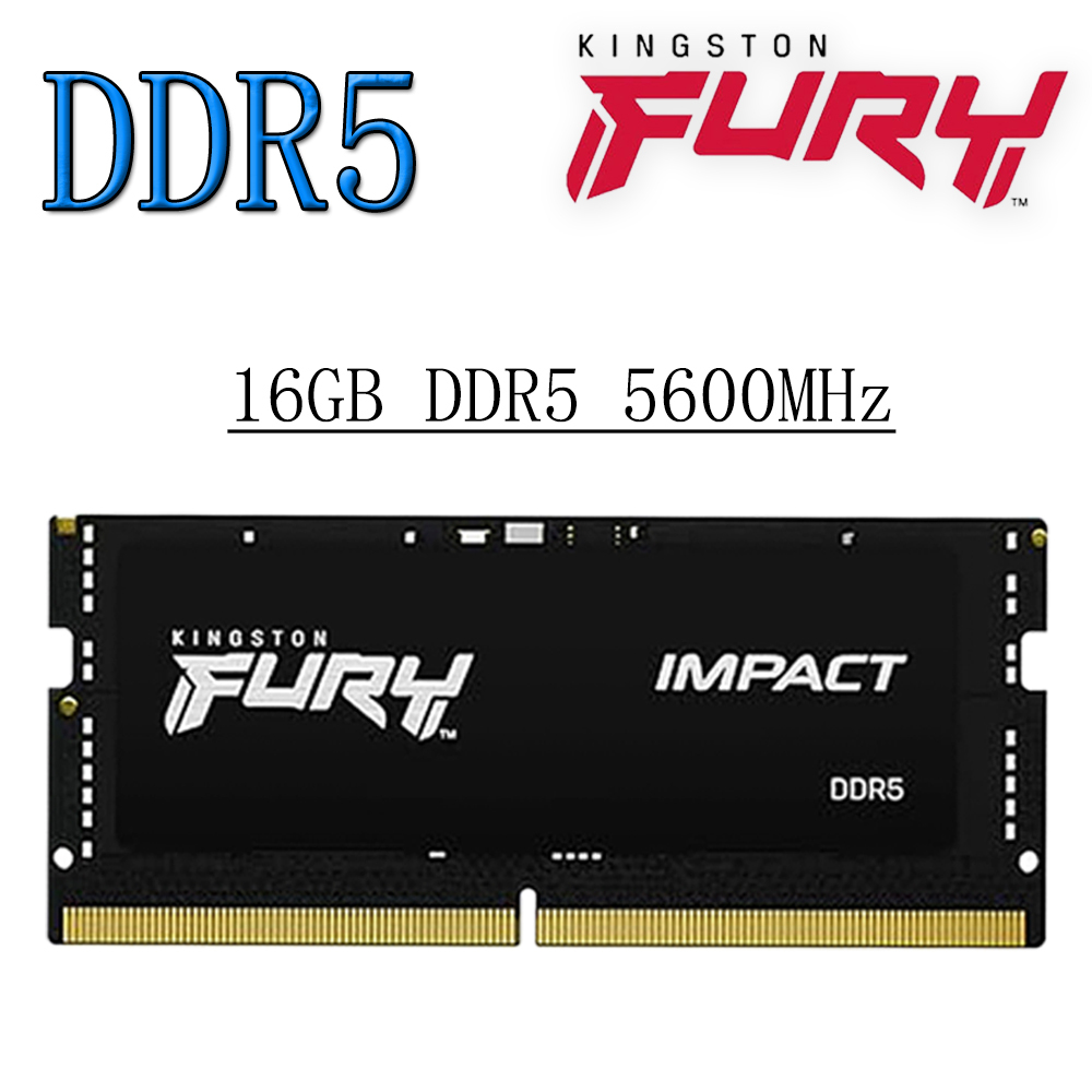 Kingston FURY Impact DDR5 RAM 16GB DDR5 5600MHz KF556S40IB-16 Laptop Memory Notebook RAM 262PIN ...
