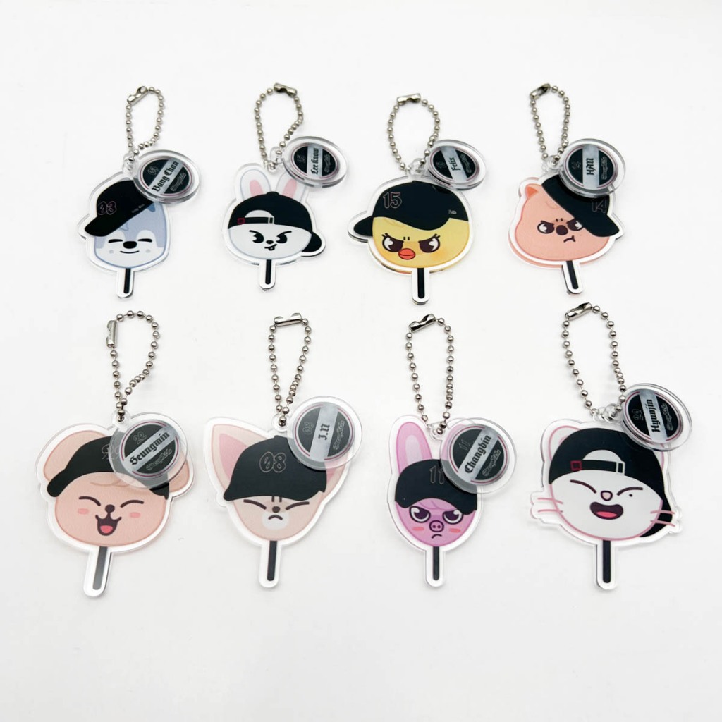 StrayKids SKZOO Keychain Key Ring Pendant Cute Fashion Accessory ...