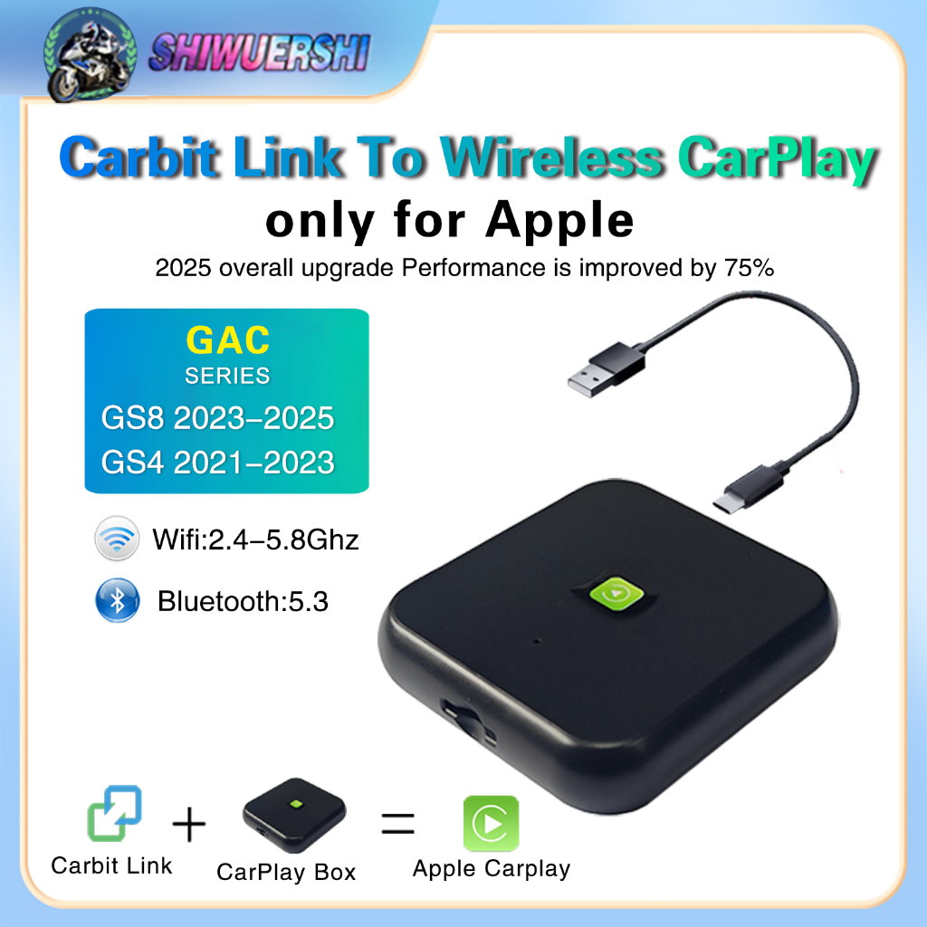 GAC GS8 GenII GS4 GT GS3 Smart Carbitlink Car Play Box Adattatore ...