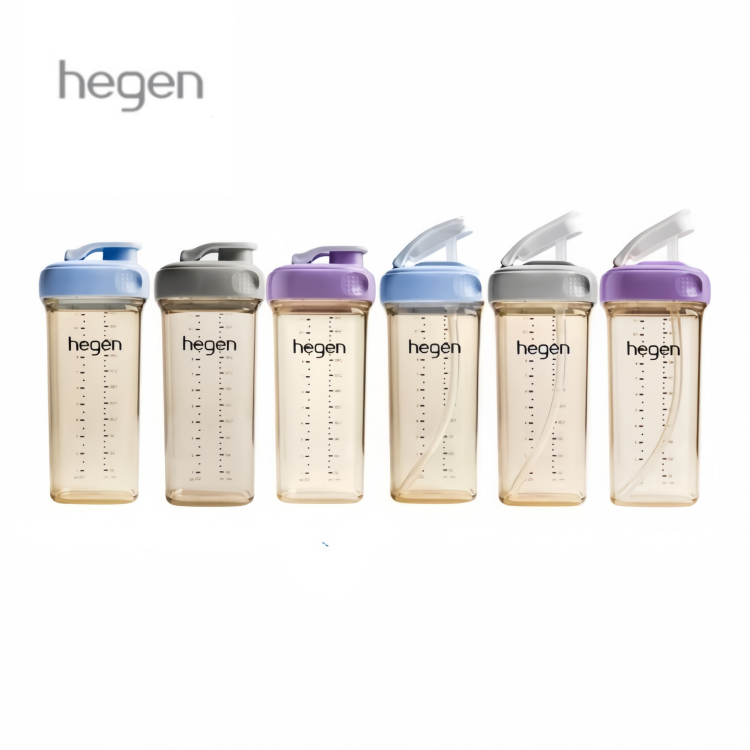 Hegen straw cup drinking bottle 11oz 330ml PPSU water cup hegen straw ...