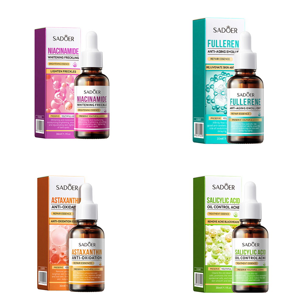 SADOER Serum Essence Niacinamide Fullerene Astaxanthin Salicylic Acid Whitenning Moisturizing ...