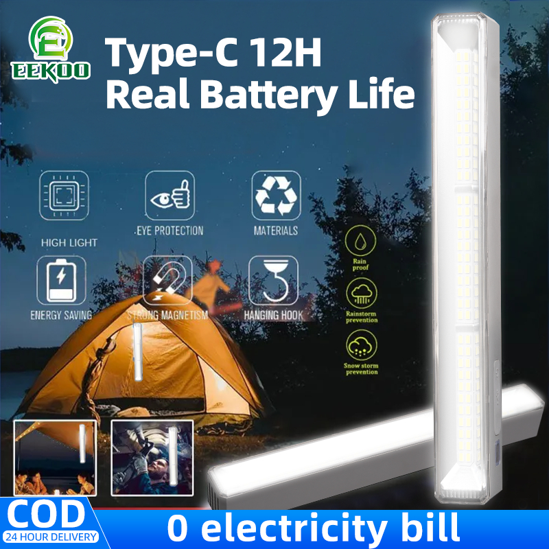 EEKOO LED Rechargeable Light Tube Emergency Light USB outdoor ...