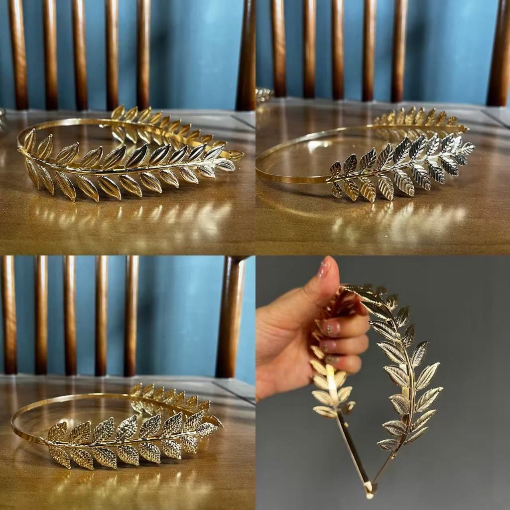 【Philippines spot】Greek leaf / balagtasan leaf crown metal / bohemian ...