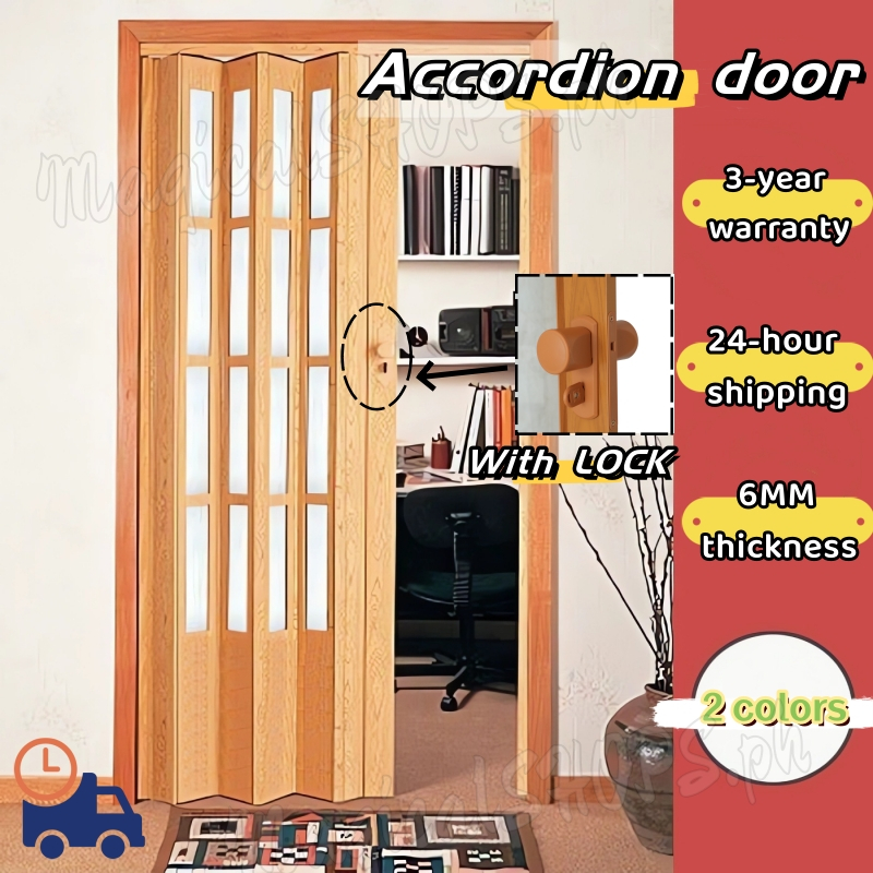 Folding invisible door partition sliding door bedroom balcony kitchen ...