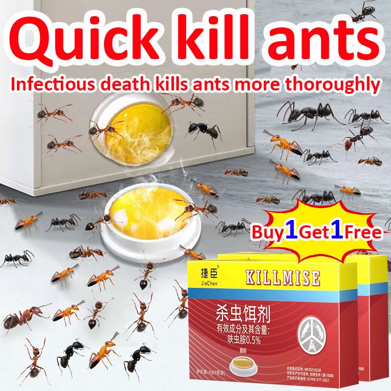 Strong ant killer 16pcs Upgraded formula, 100% kills ants cockroach ...