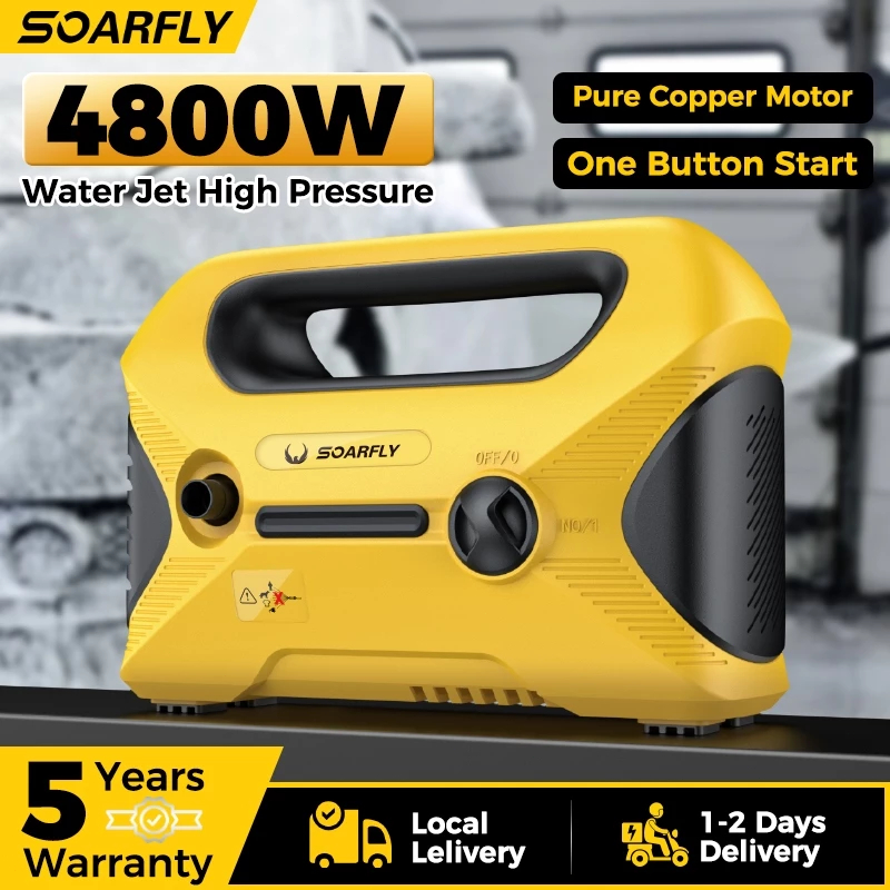 SOARFLY 4800W Water Jet High Pressure Washer Power Washer Pressure ...