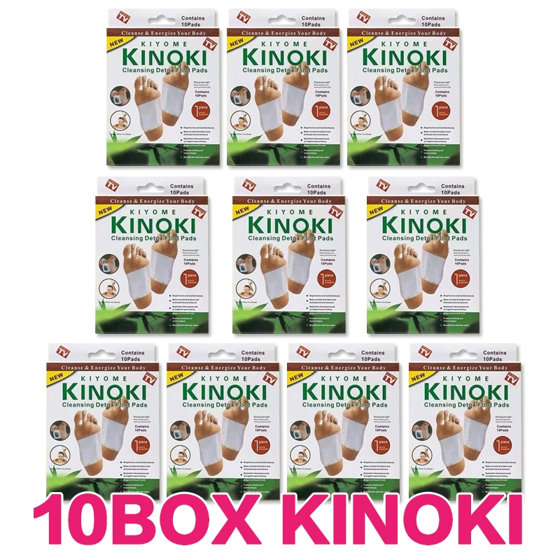 10 pcs Cleansing Foot Patches Original Japanese kinoki Foot Patches ...