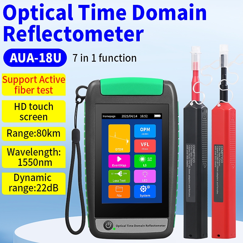 COMPTYCO AUA-18A/U OTDR optical time domain reflectometer 80KM OLS ...