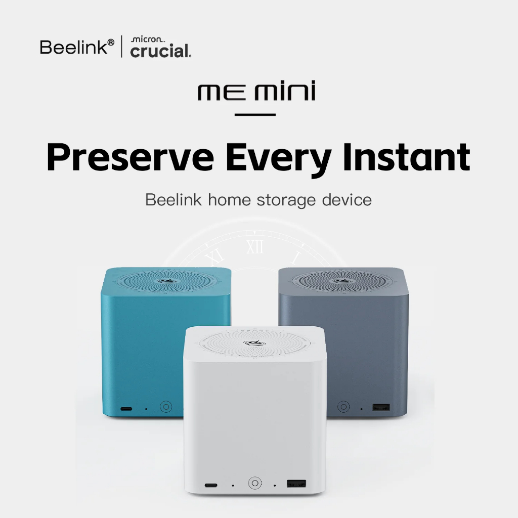 Beelink ME mini 6-Slot Home Storage NAS Mini PC Intel Twin Lake N200 ...