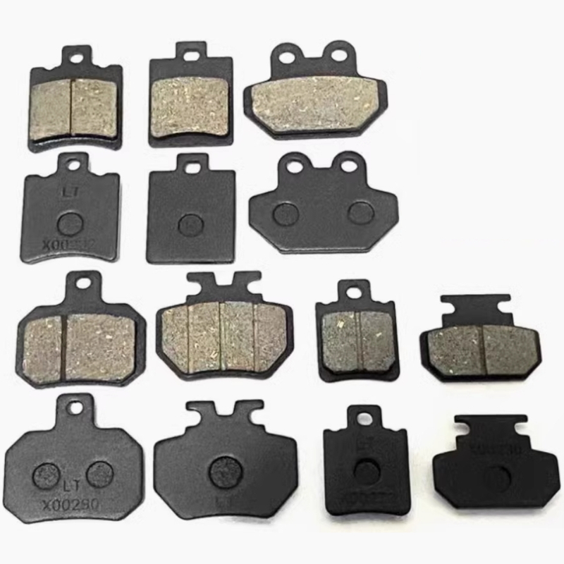 Universal electric motorcycle disc brake pads front/rear single and ...