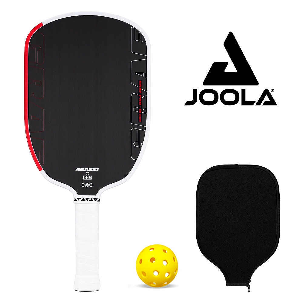 JOOLA GRAF Pro IV 16mm Pickleball Paddle Carbon Fiber w/Extended Sweet ...