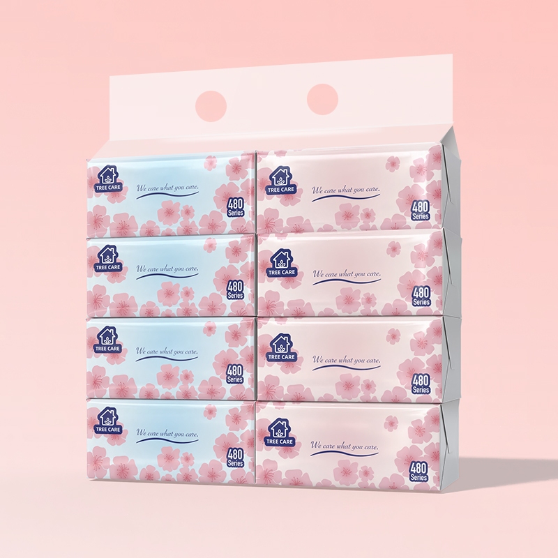 8pack Facial Tissue paper towel tissue paper 8Packs 480Sheets 4Ply wood ...