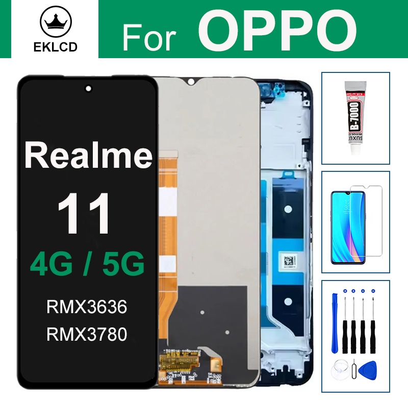 LCD Display For OPPO Realme 11 Realme11 4G 5G RMX3636 RMX3780 Touch ...