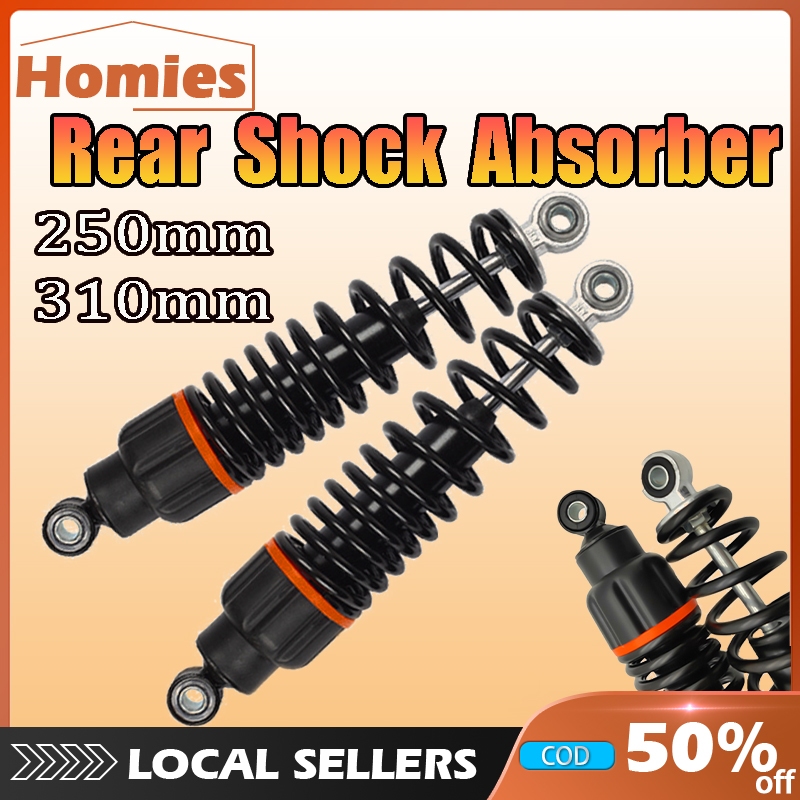 2pcs Shock Absorber 250mm/310mm Motorcycle Rear Shock Hydraulic Shock ...