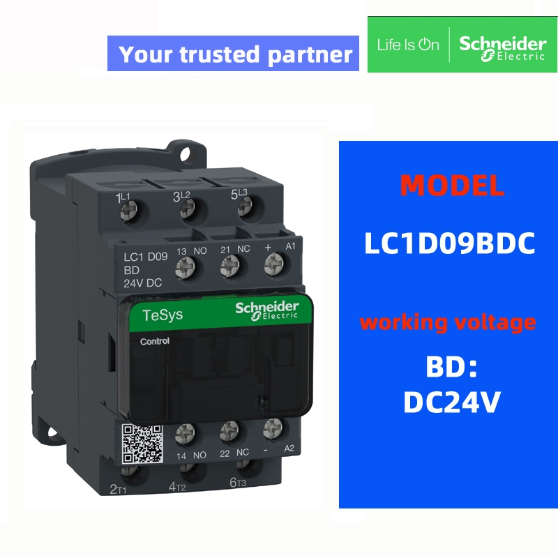 Original SchneIder Contactor LC1D09BD LC1D12BD LC1D18BD LC1D25BD LC1D32BD DC24V | Shopee Philippines
