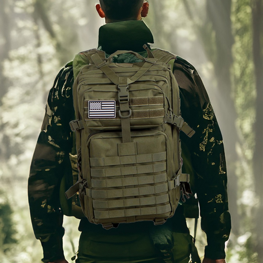 25L/50L Waterproof Trekking Fishing Hunting Bag Backpack Outdoor ...
