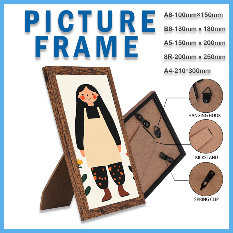 Picture Frames 4R 5R 6R 8R A4 Enhance Rooms with Painting Wall Art ...