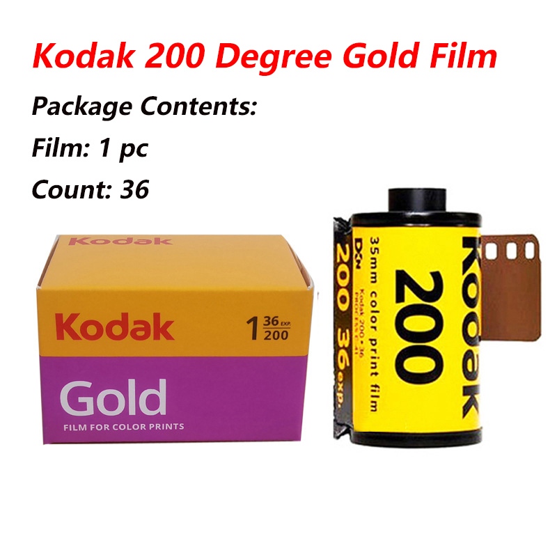 KODAK GOLD 200 135 35mm Color Negative Film C41 PROCESS 2026 Expiry ...
